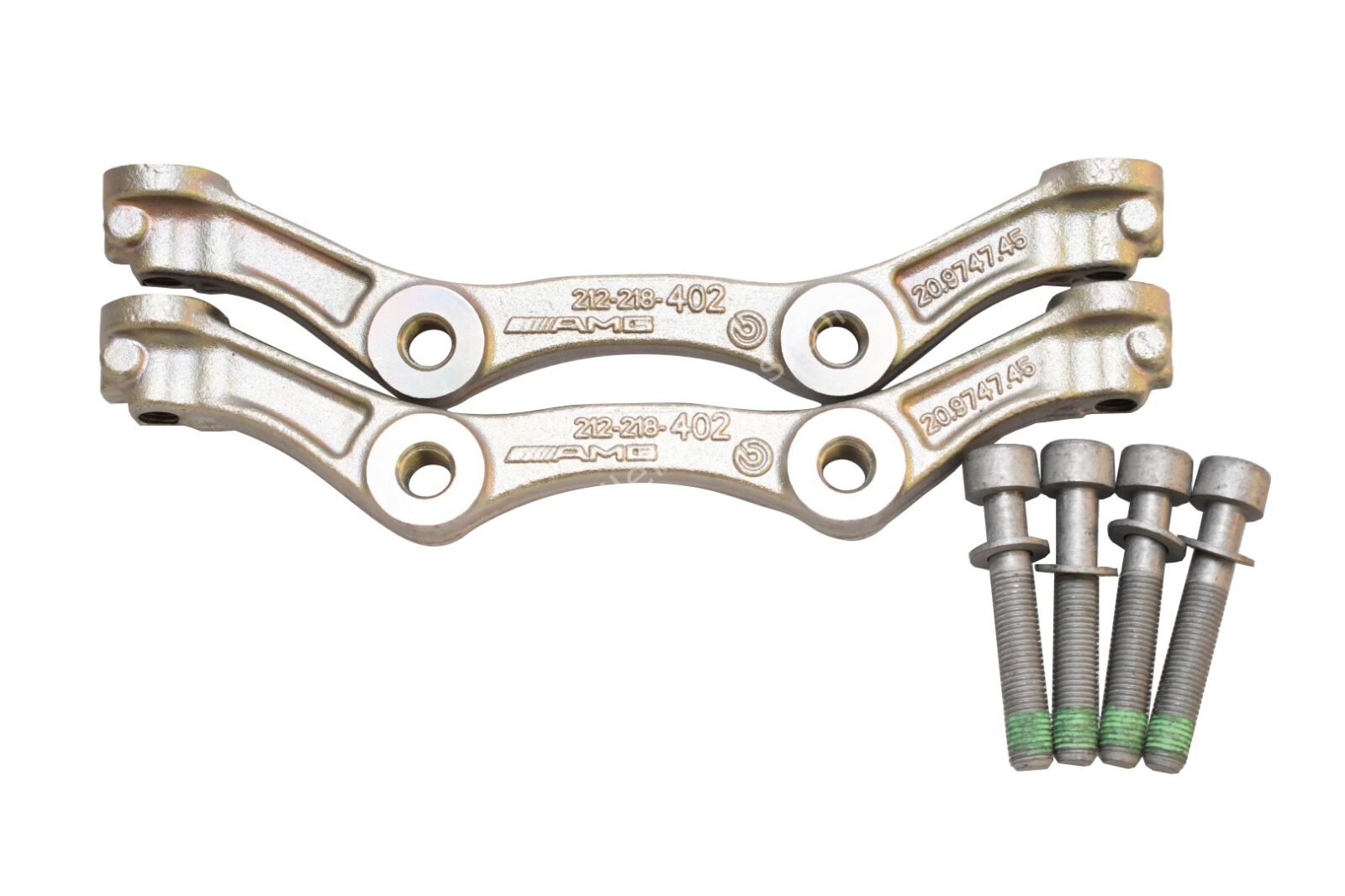 Mercedes W218 W212 402mm Ceramic Calipers Adapters Brackets 20.9747.45