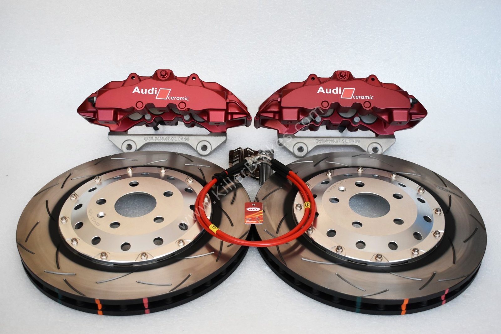 Audi RS Big Brake Upgrade Brembo 8Pot Calipers DBA 370x32mm