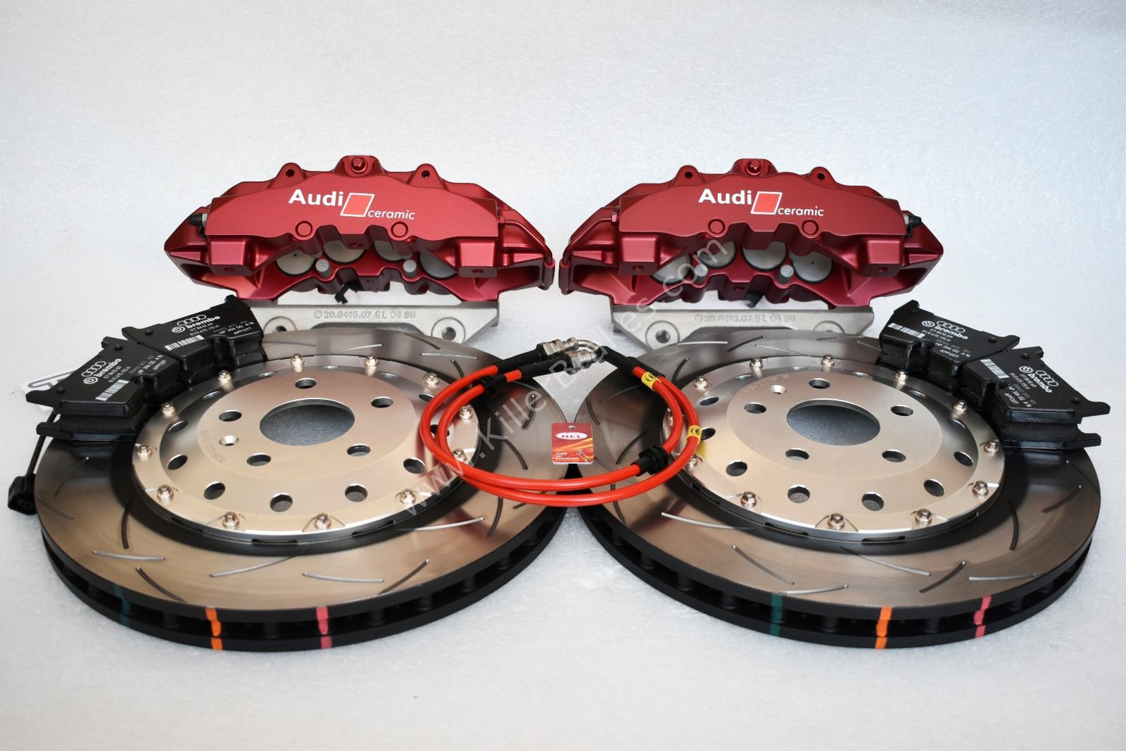 Audi RS Big Brake Upgrade Brembo 8Pot Calipers DBA 370x32mm