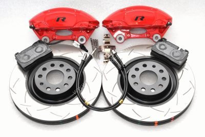 MQB Brake Kit Porsche Macan Brembo 4pot DBA Slotted discs