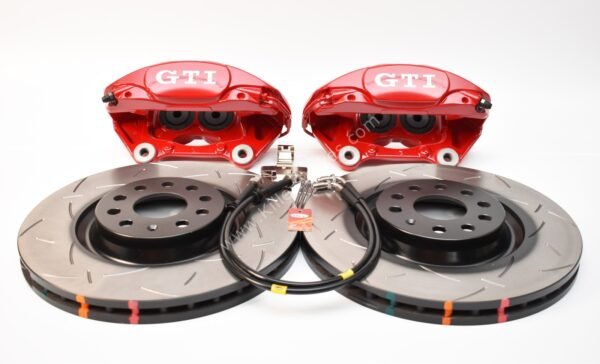 MQB Brake Kit Porsche Macan Brembo 4pot DBA Slotted discs