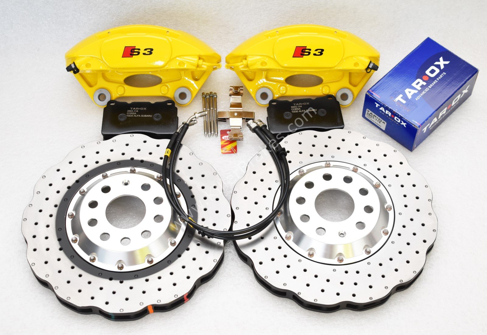 MQB Track Brake Kit Porsche Macan Brembo 4pot DBA 2-piece