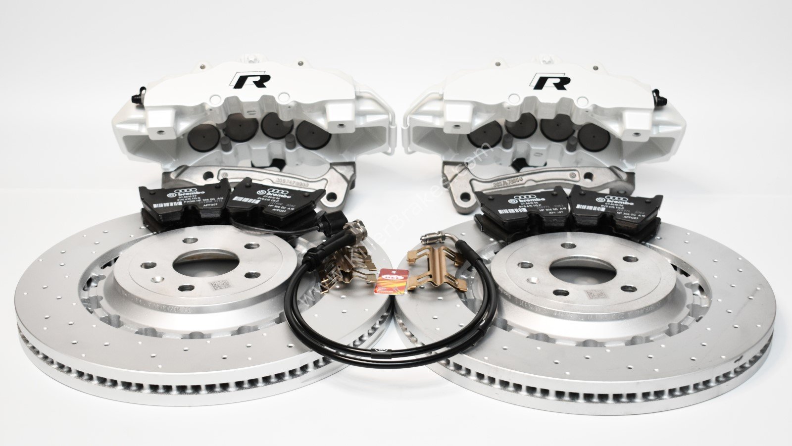 Front Audi TTRS 8S FL Brake Kit Brembo 8Pot Calipers 370x34mm