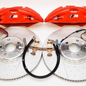 Front M Performance Red Calipers 4pot Brembo BMW OEM G01 G02 G20