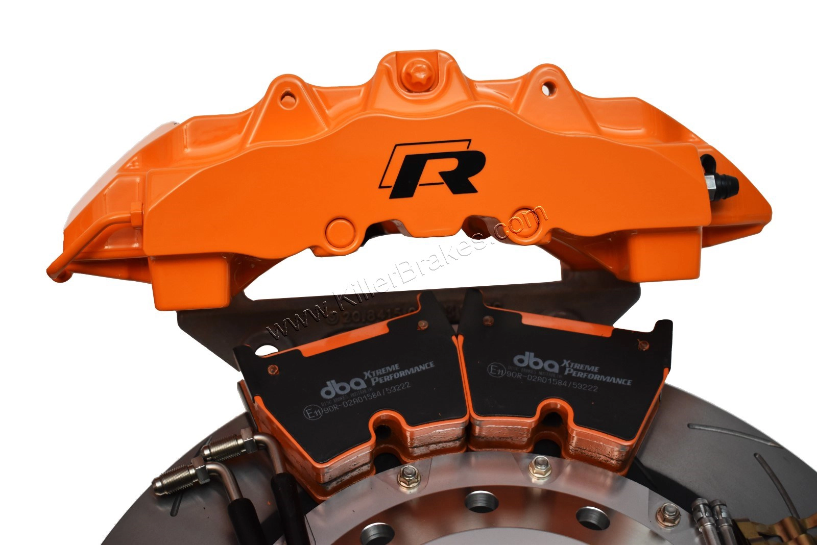 Audi RS Big Brake Upgrade Brembo 8Pot Calipers DBA 370x32mm 52842SLVS ...