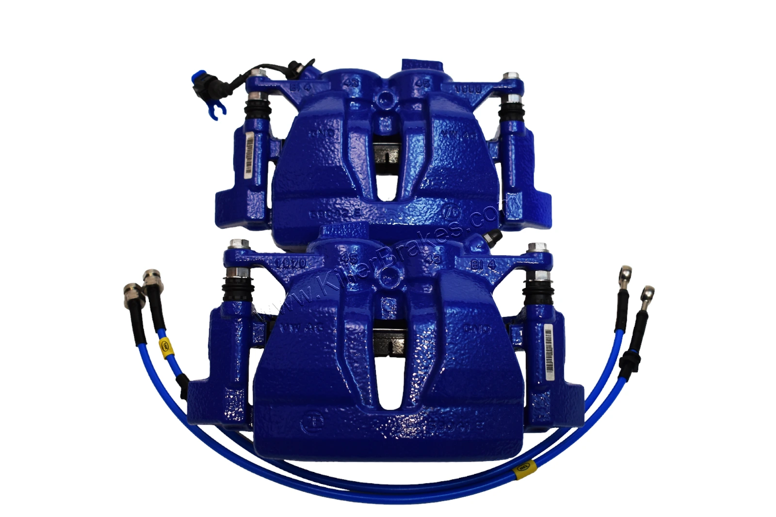 Front Golf 8R 2piston Brake calipers 5WA615123 5WA615124 Blue New