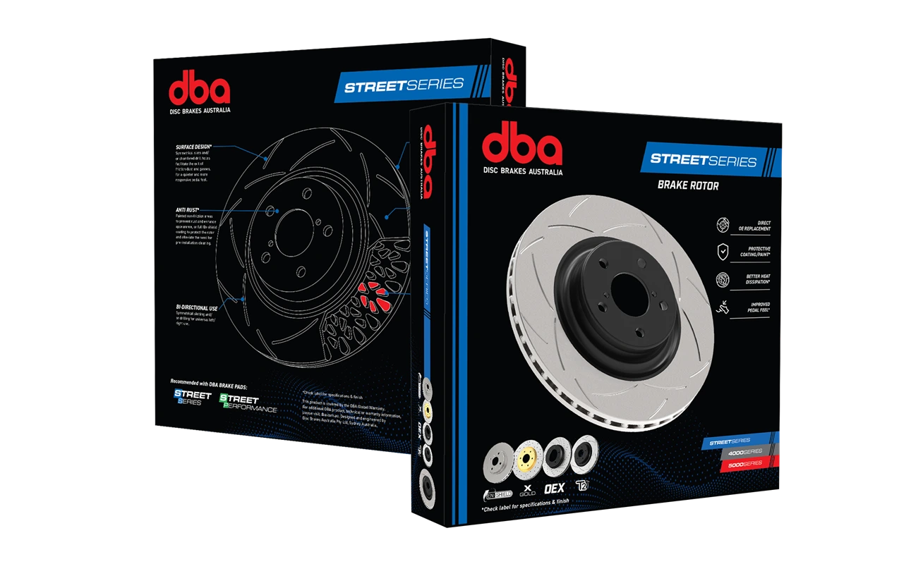 Rear DBA2837S Brake Discs 300x12mm Street Series T2 Slotted 3Q0615601A New