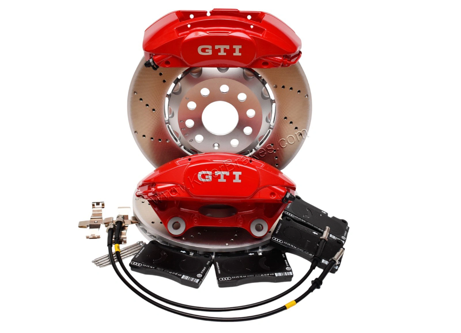 MQB Brake Kit Porsche Macan Brembo 4pot Clubsport 5Q0615301C 340x30mm ...