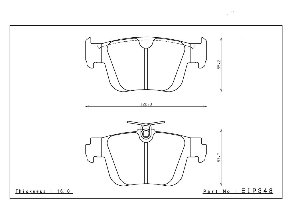 Rear ENDLESS EIP348 ME20 brake pads Audi Rs3 8y Golf 8R S3 8y Cupra ...